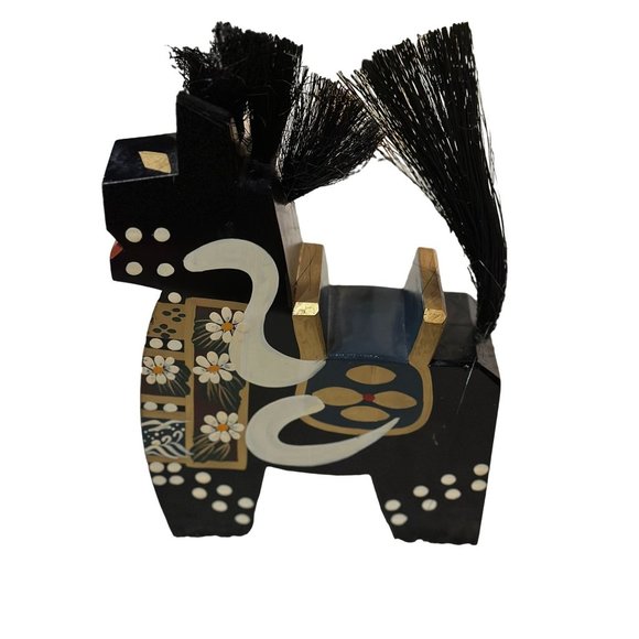 Unknown | Other | Vintage Handmade Set Of 2 Japanese Yawatauma Wooden ...